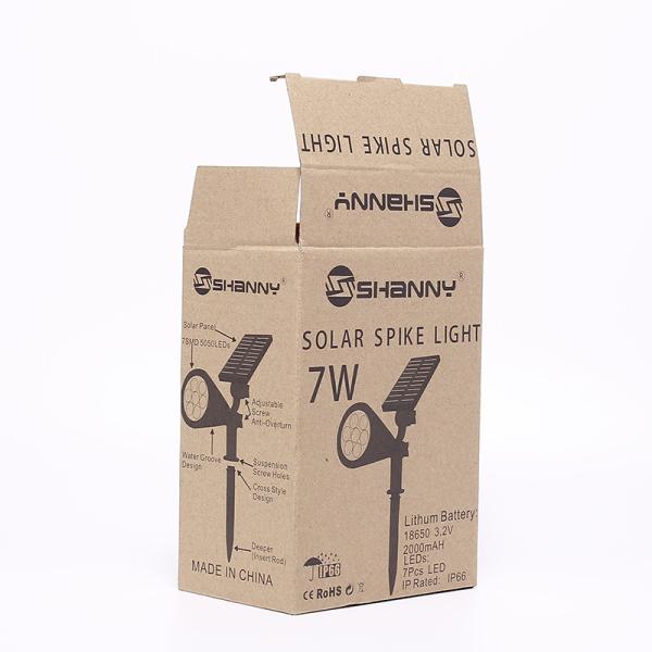 Quality Electronic Light 200g 250g Corrugated Paper Packaging Box For Shipping for sale