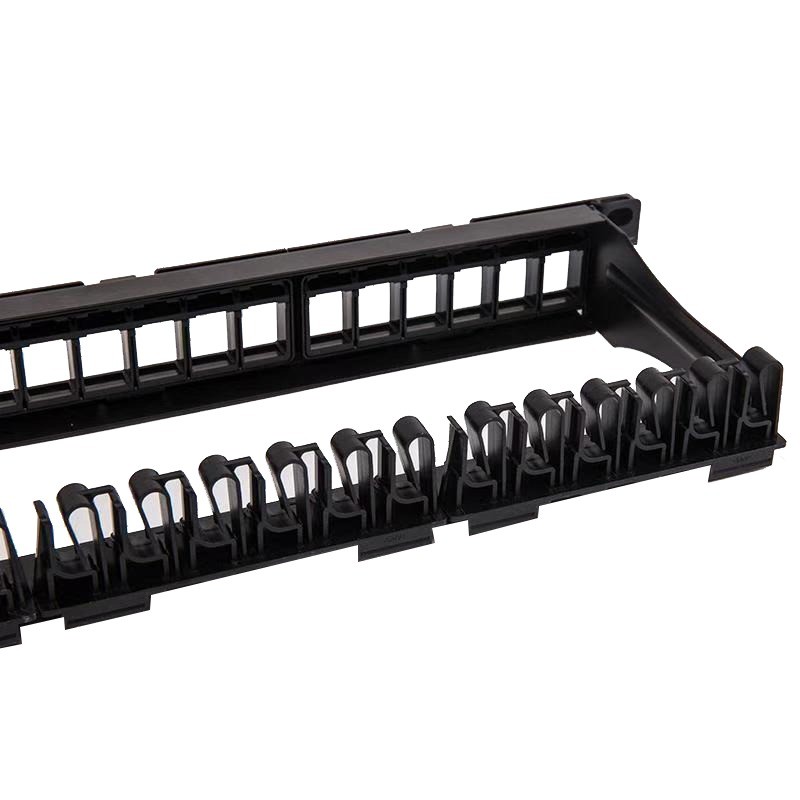 Quality CAT5 CAT6 Network Patch Panel UTP Blank Unloaded RJ45 24 Port Patch Panel for sale