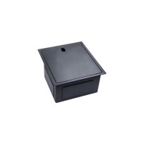 Quality 90mm Innner Undermount Kitchen Sink One Bowl PVD Scratch Resistant for sale