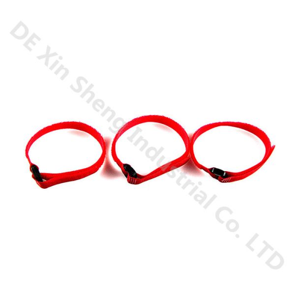 Quality 100%Nylon Adjustable Hook Loop Straps ROSH With Plastic Buckle for sale