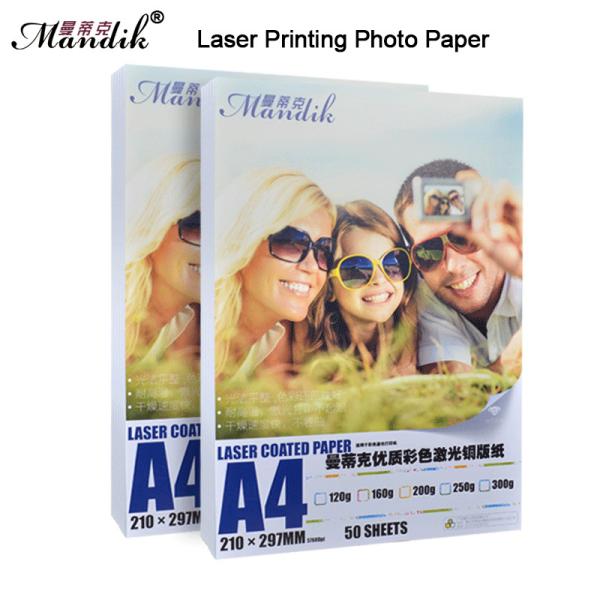 Quality 200gsm Glossy Carbon Powder Laser Printing Photo Paper for sale