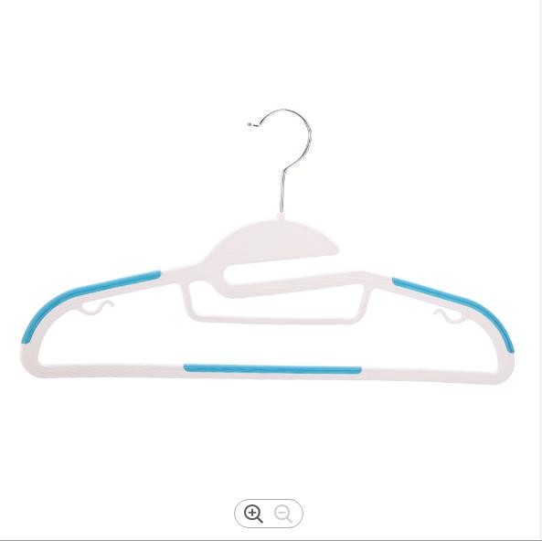 Quality 40.9cm Metal Cloth Hanger , Green Metal Shirt Hangers for sale