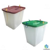 Quality 60L Election Transparent Plastic Ballot Box Factory Elect Products Election for sale