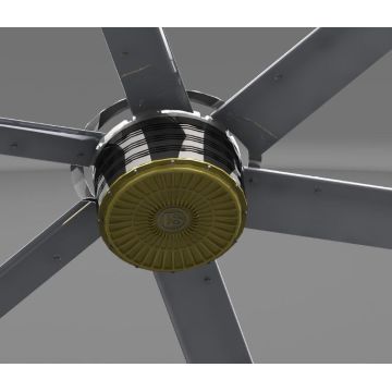 Quality 50 RPM Air Cooling Shop Garage hvls industrial ceiling fan for sale