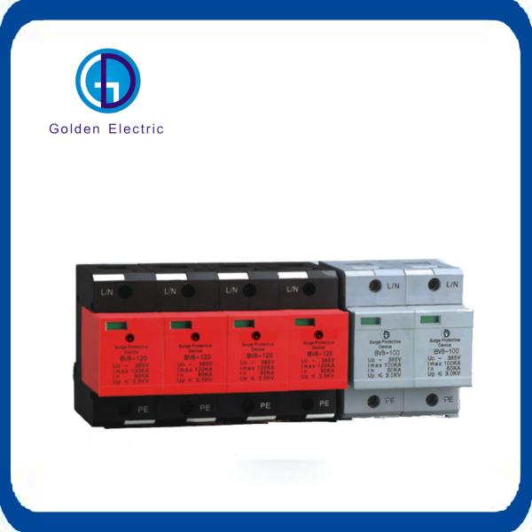 Quality 20ka Imax Solar System Grade B Class SPD Plugable Structure Lightning Arrester for sale