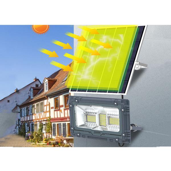 Quality Tempered Glass LED Sensor Solar Flood Lights Home Lighting System for sale