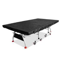 Quality Polyester Table Tennis Cover Black Water Resistant With Paddle Pockets for sale