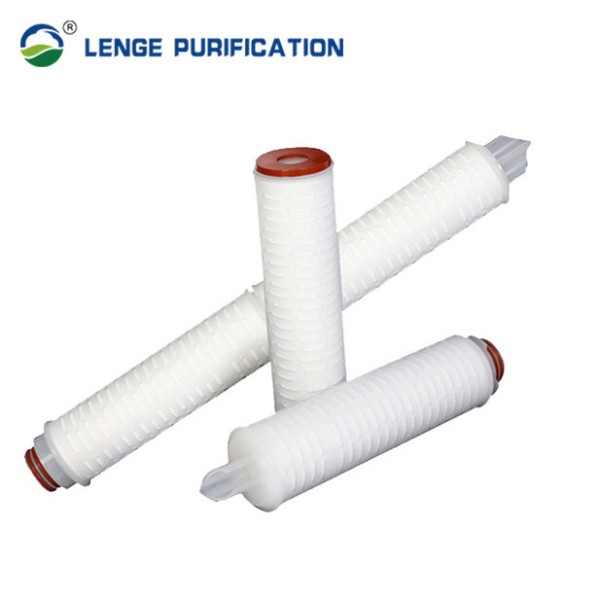 Quality 30 Inch PES Ss Pleated Filter Cartridge With 0.22um PES Membrane For Eye Drops for sale
