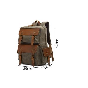 Quality Waterproof Cowhide Travel Duffel Backpack for sale
