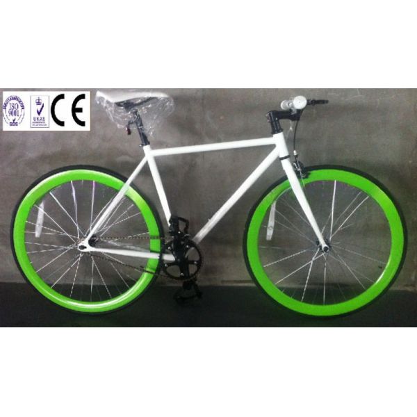 Quality Aluminium LASCO 46T Fixed Gear Single Speed Track Bicycle with Aluminum Alloy Rim Material for sale