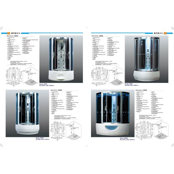 Quality Multi Functional Steam Shower Bath Cabin Steam Shower Pods Safety Elegant for sale