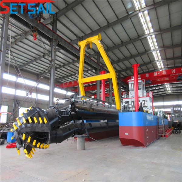 Quality 12 Inch Cutter Suction Mud Dredger with 108kw Diesel Power and Heavy Duty Cutter for sale