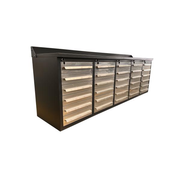 Quality Industrial Heavy Duty Metal Workbench with Cabinet and Drawers for sale