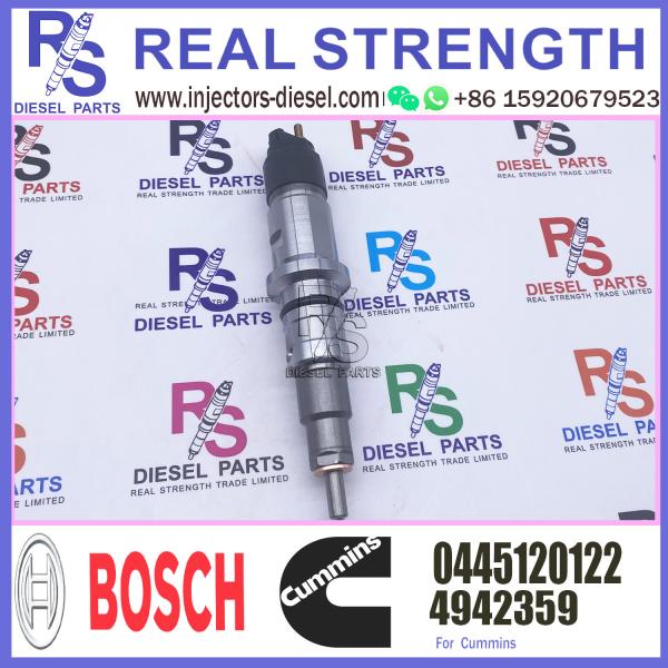 Quality Common Rail Injector 0445120122 For Cummins ISLE 4942359 for sale
