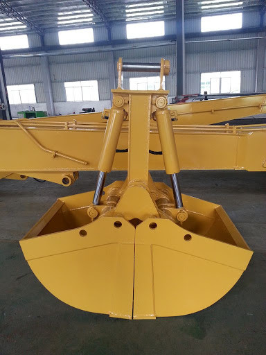 Quality 16MN / Q355 Clamshell Bucket Grab , Hydraulic Clam Bucket Easy Operation for sale