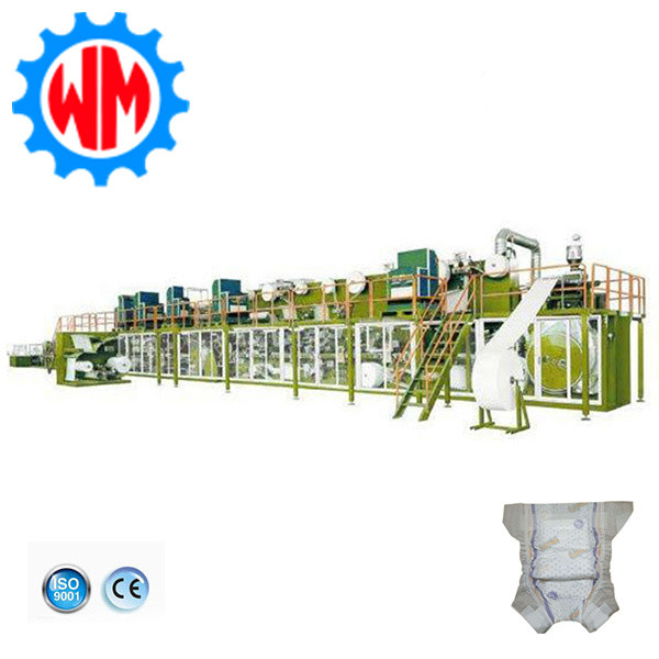 Quality 2025 New Full Servo Baby Diaper Production Line with Packaging System and Waste Disposal for sale