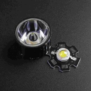 Quality 1W PMMA LED Optical Lens 45 Degree Viewing Angle for LED Spotlight & Downlight for sale