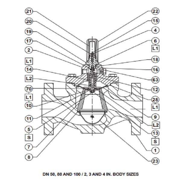 Quality Chinese Skid Mounted With Regulating Control Valve LR125 FISHER Pressure for sale