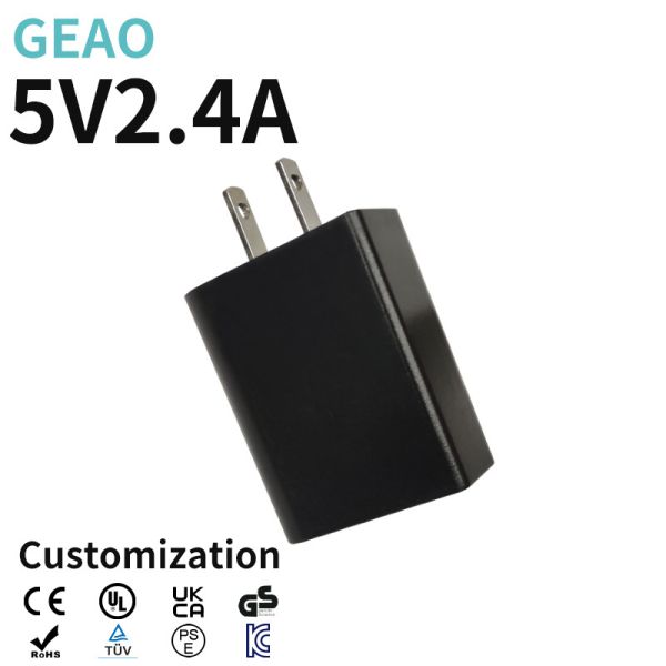 Quality 5V 2.4A Compact USB Charger 15W IPad Fast Charger Powerful And Lightweight for sale