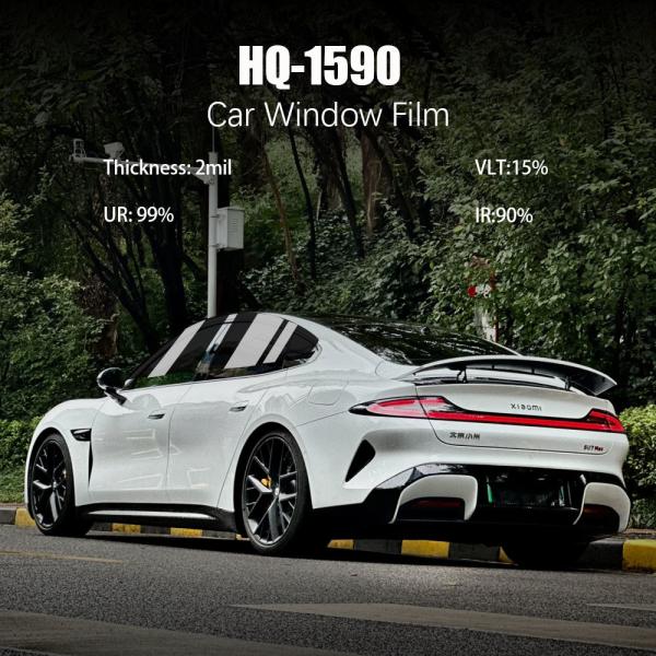 Quality 15% VLT Car Window Tint Film With 90% IR Rejection And 2.0 Mil Thickness for sale