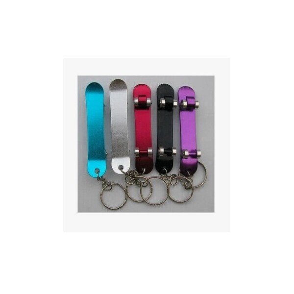 Quality New creative gift product metal Skate chute board bottle opener keychain keyrings for sale