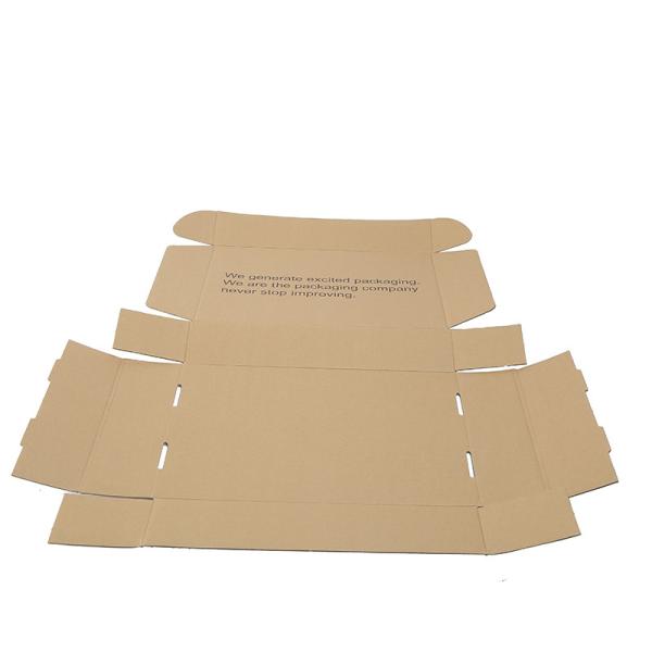 Quality 6 Pack Rigid Cardboard Beer Boxes Kraft Corrugated Foldable Box Packaging for sale