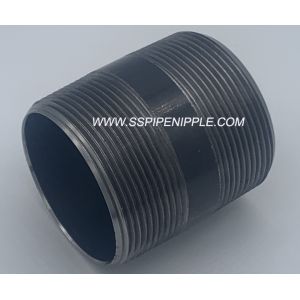 Quality High Strength Black Steel Pipe Nipple 2"X4" Corrosion Resistant for sale