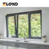 china 6063 T5 Oxidized Aluminium Soundproof Windows Metal Framed