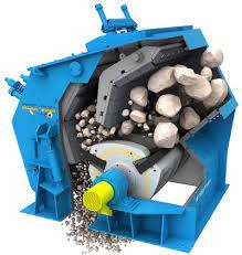 Quality Slag Stone Vertical Shaft Fine Impact Hammer Crusher 30 - 500tph for sale