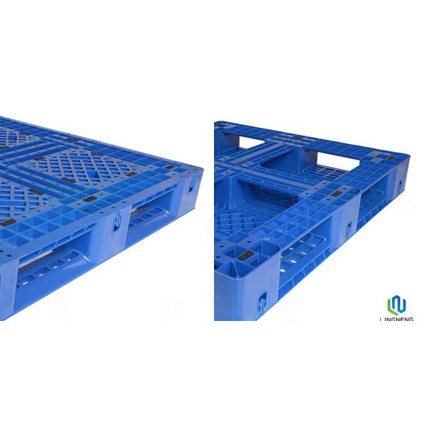 Quality Large Heavy Duty Nestable Pallet Euro Plastic Pallets Solid 1200x1000*150mm for sale