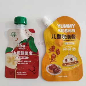 Quality OEM Shaped Printed Plastic Bags For Food Packaging Glossy Laminated Zipper Stand for sale