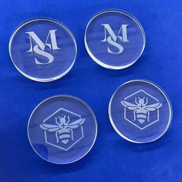 Quality Custom High Purity Fused Silica High Resistant Quartz Glass Disc for sale