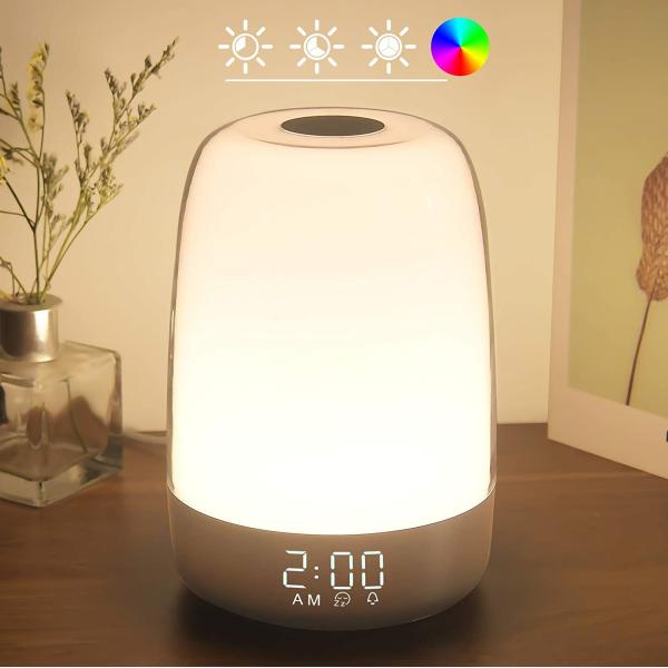 Quality CE AL 05 Ambient Night Light Wake Up Night Light With Alarm Clock for sale