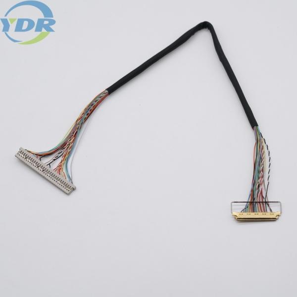 Quality Computer UL10064 32AWG Lvds Screen Cable DF14 to 111B40 Terminal for sale