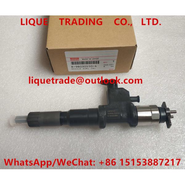 Quality DENSO injector 095000-6654 , 095000-5504 for ISUZU 8-98030550-4 , 8980305504 , 98030550 , 8-98030550-1 , 8980305501 for sale