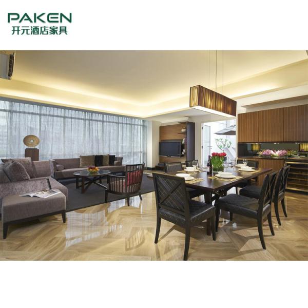Quality Interior Modern Wood Panel Hotel Bedroom Furniture Sets for sale