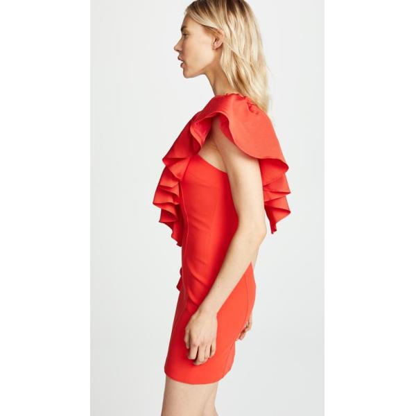 Quality Ruffle Shoulder Ladies Dress Bodycon Mini for sale