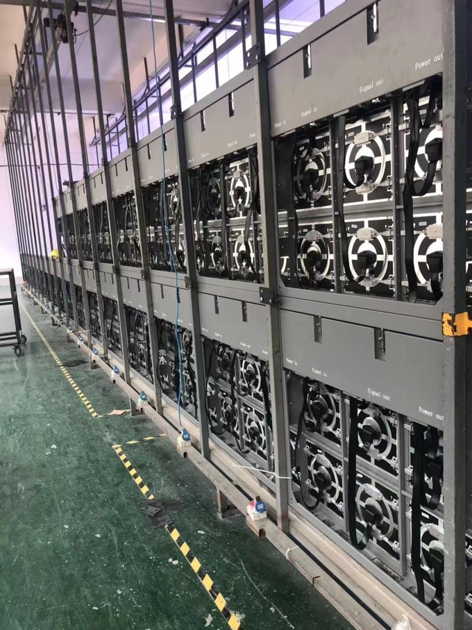 Outdoor LED Video Wall Panels , P6 SMD LED Pixel Display Fixed LED Screen 8