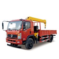 Quality Mini 5 Ton Truck Mounted Crane Max. Lifting Height 12.8m For Construction for sale