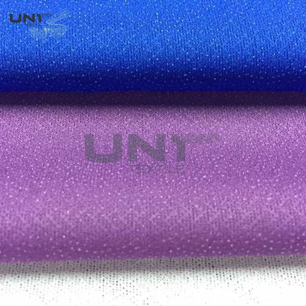Quality 100D * 100D Stretch Garments Fusible Interlining Fabrics Circular Knit C1022WN for sale