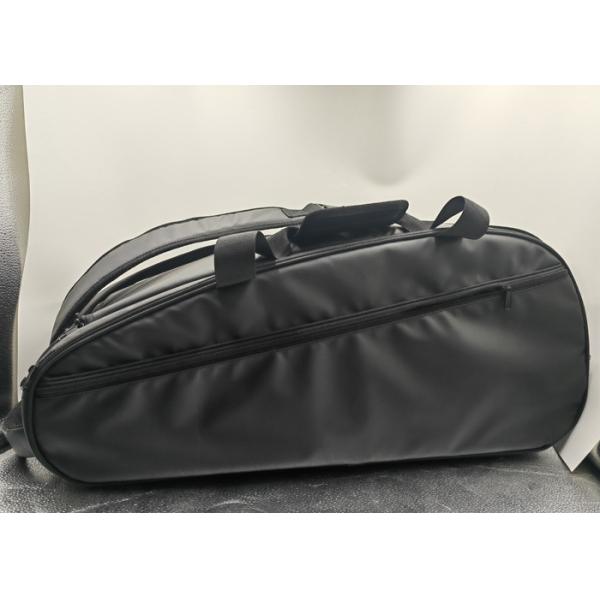 Quality OEM Black Padel Racket Bag Large Capacity Double Shoulder Backpack for sale