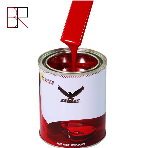 Quality High Hardness Solid White 2K Bi Components Car Refinish Paint for sale