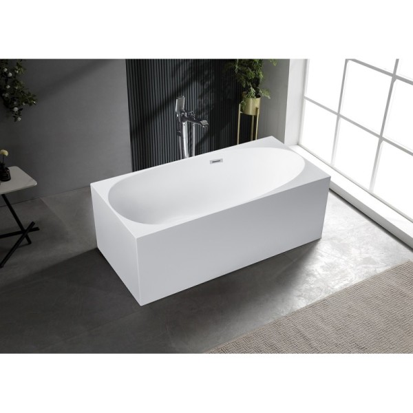 Quality 1700mm Rectangle Standing Hot Tub With Slim Edge for sale