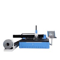 Quality Raycus CNC Laser Fiber Cutting Machine 4KW / 6KW Rotary Laser Cutting Machine for sale