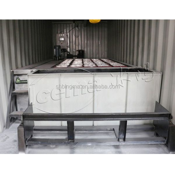 Quality 6400*2250*2500 Container Block Ice Machine with Other Ice Storage Capacity at for sale