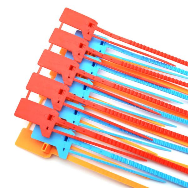 Quality Easy to and Secure US-PS400W Indicative 400mm Plastic Security Seal Pull Tight for sale