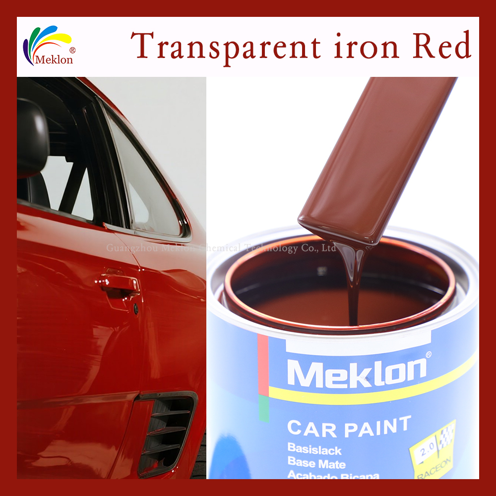 Quality Transparent Iron Red Automotive Car Refinish Coating & Car Repair Paint for sale