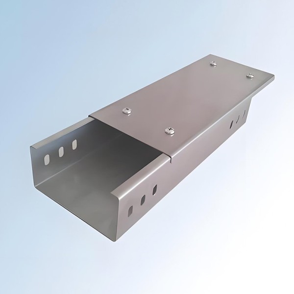 Quality Electrical Enclosed Cable Tray System Slotted Cable Tray 3m Non Flammable for sale
