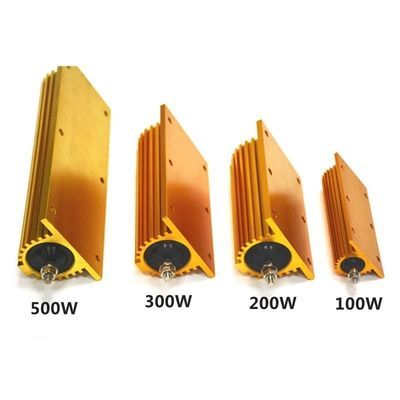 Quality Wirewound Resistor 5W 100ohm With Gold Aluminum Shell for sale