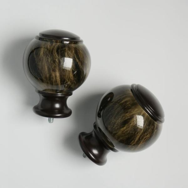 Quality Resin Curtain Rod Finials for sale